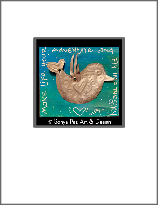 Life’s Adventure #1 – Original Metaluminart Sculpture and Acrylic ...